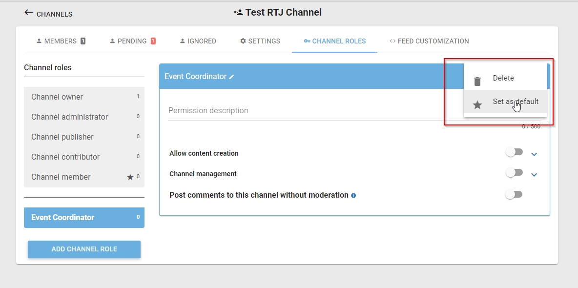 Providing Access to Channels: What are the different levels available? – IHUBApp Support