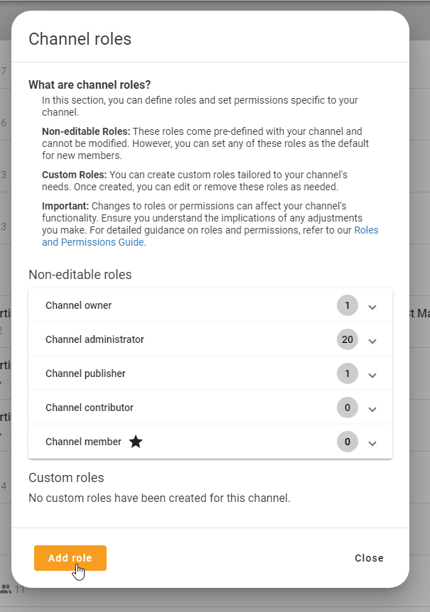 Providing Access to Channels: What are the different levels available? – IHUBApp Support